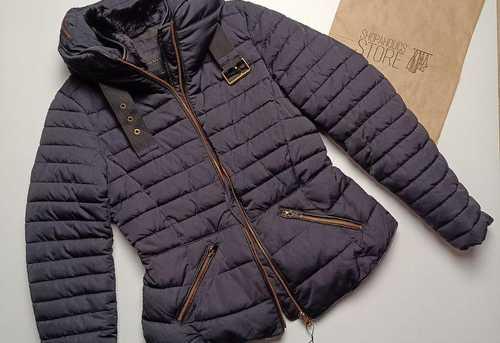 Куртка зимняя женская чёрная Zara