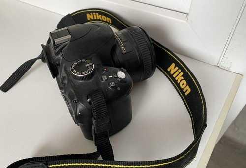 Nikon d3200 + объектив 55-200