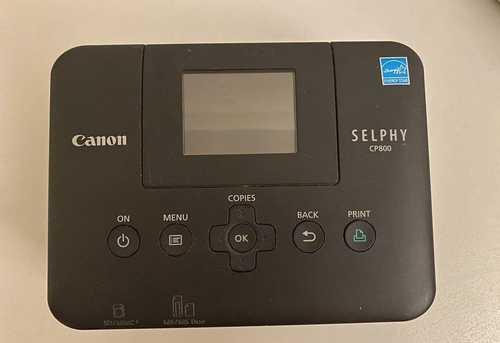 Фотопринтер canon selphy cp800