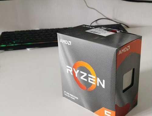 Процессор Ryzen 5 3600 BOX + PC cooler GI-X5B V2