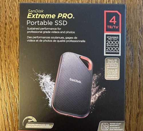 SanDisk 4TB Extreme PRO SSD sdssde81-4T00-G25