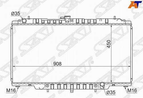 Радиатор охлаждения Ниссан Патрол TB45E 98-02