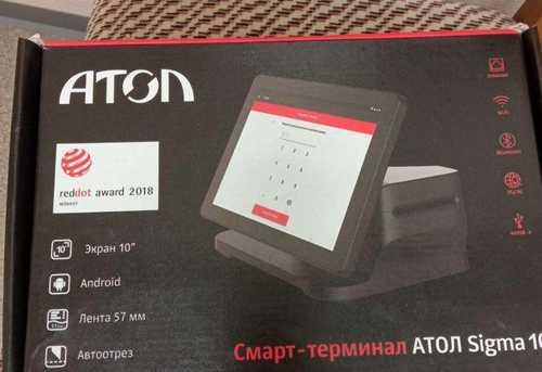 Онлайн касса Атол 10, б/у, в отличном состоянии