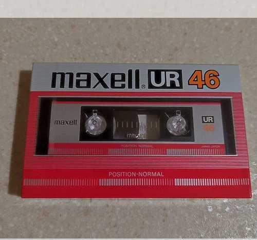 Аудиокассета новая maxell UR 46