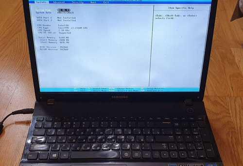 Ноутбук samsung np300e5c