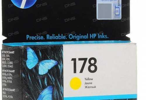 Картридж HP 178 (CB320HE) желтый