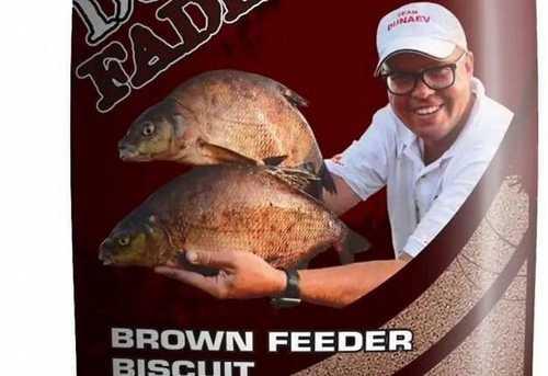 Прикормка Dunaev Fadeev 1кг Feeder Brown Biscuit