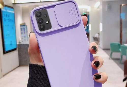 Фиолетовый бампер на Samsung A32