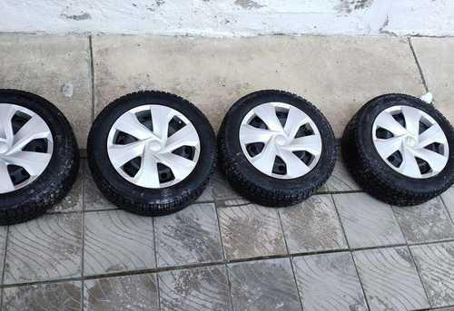 Колеса зимние в сборе для vw polo r15