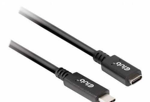 USB C удлинительный кабель club 3D CAC-1529