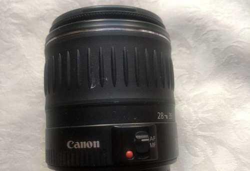 Объектив Canon Zoom lens EF 28-90 d 58 mm