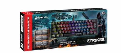 Клавиатура Defender Striker GK-380L игровая,мех