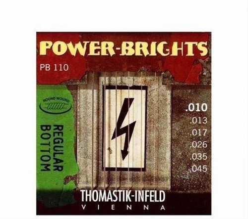 Струны для гитары Thomastik PB110 Power-brights