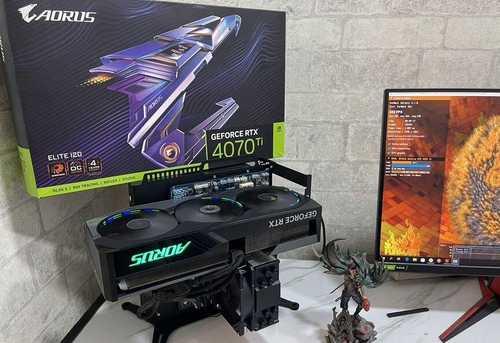 Видео карта/Aorus Rtx 4070ti Elit 12gb/Сост новой