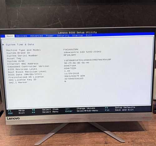 Моноблок Lenovo 520s-23iku