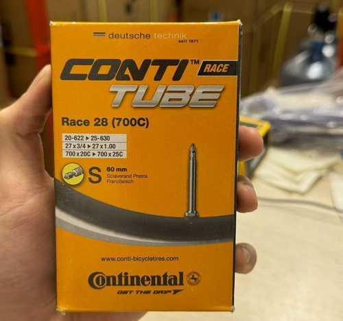 Камера Continental Race Tube 700x20-25c 80 мм