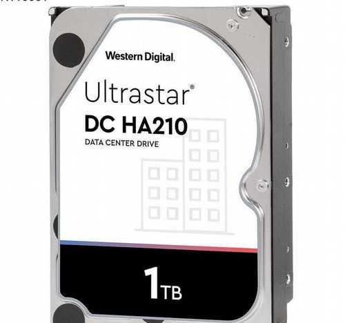 1W10001, Диск HDD WD Ultrastar DC HA210 SATA 3.5" 1