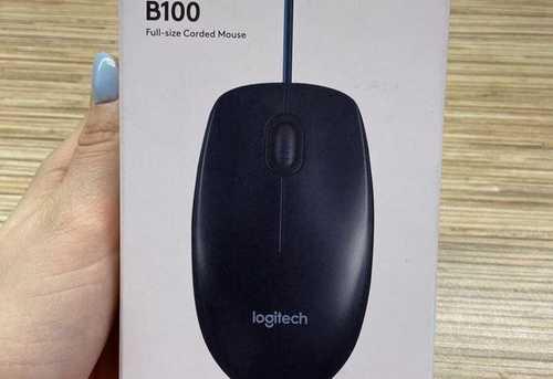 Проводная мышь Logitech B100