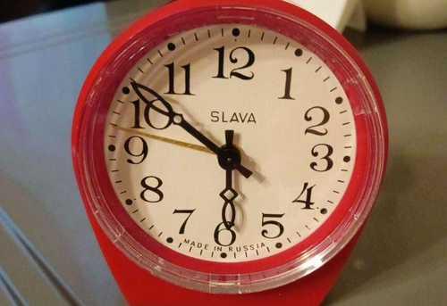 Часы будильник Слава