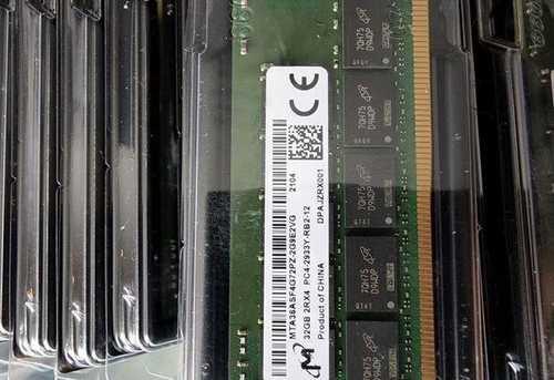 DDR4 rdimm Micron 2933Mhz 32Гб ecc
