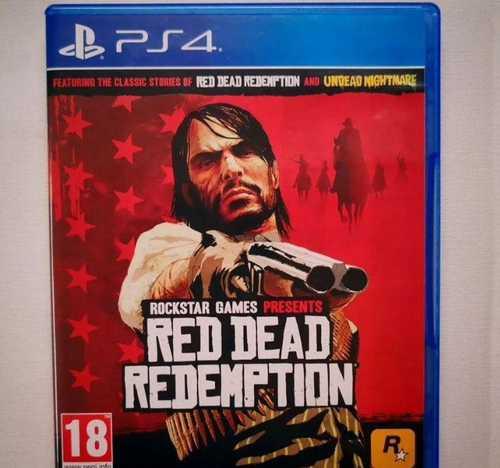 Red dead redemption 1 ps4 диск