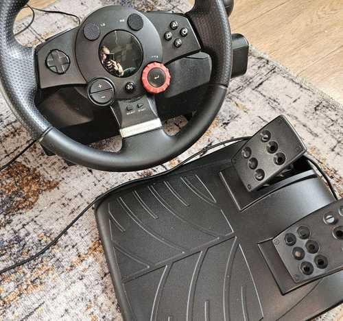 Игровой руль logitech driving force gt