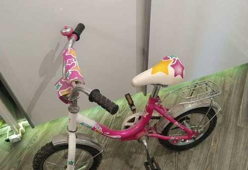 Детский велосипед розовый бу Altair