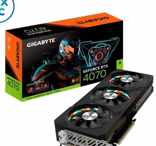 Видеокарта RTX4070 12GB gigabyte gaming OC GV-N4070gaming OCV2-12GD