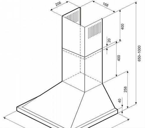 Купольная вытяжка Krona