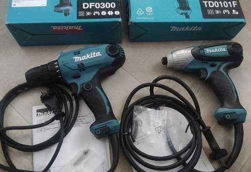 Шуруповерт makita DF0300 и винтоверт TD0101