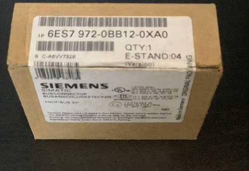 Соединитель Siemens 6ES7972-0BB12-0XA0