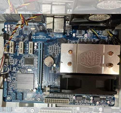 Комплект I3 3220  Материнка Gigabyte ga-h61m-ds2h