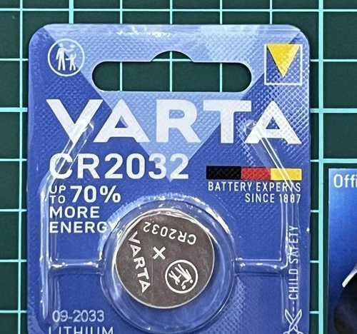 Батарейка Varta CR2032 Li