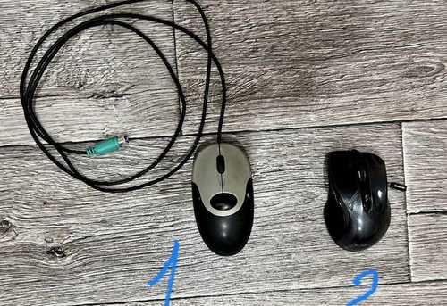 Компьютерные мыши б/у проводной и беспроводной