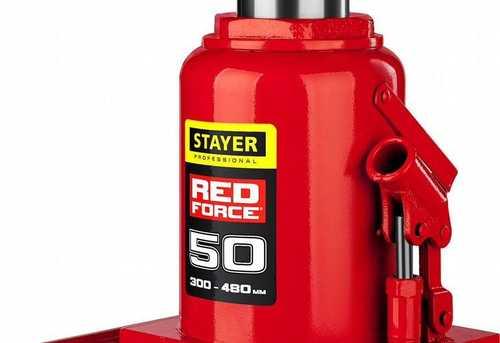 Stayer RED force 50т 300-480мм домкрат бутылочный