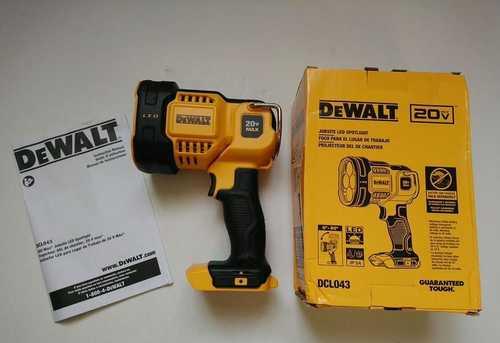 Фонарь прожектор dewalt DCL043