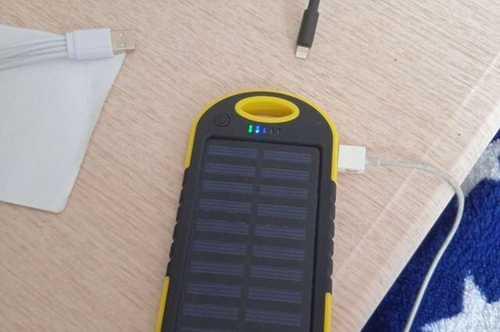 Внешний аккумулятор на солнечной батарее