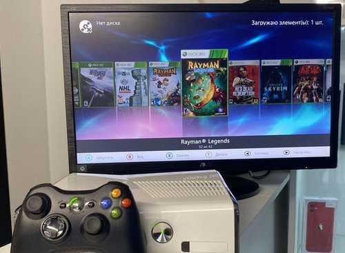 Xbox 360 slim 320гб (прошита Аврора)