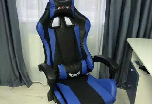 Игровое кресло синее