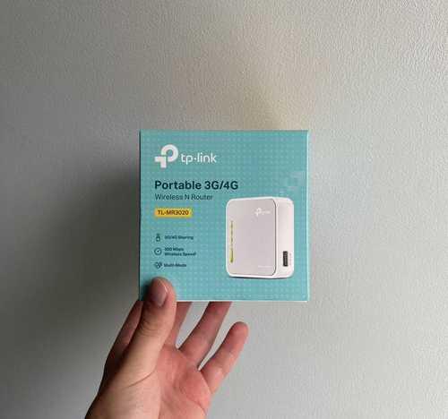 Портативный Wi-Fi роутер Tp-link TL-MR3020 3G/4G