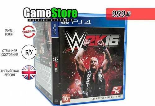 WWE 2K16 Английская версия (PS4 видеоигра) б/у