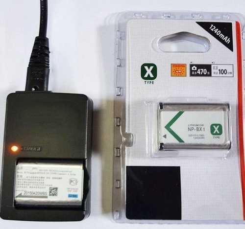 Аккумулятор Sony NP-BX1 + Зарядка Sony BC-CSX