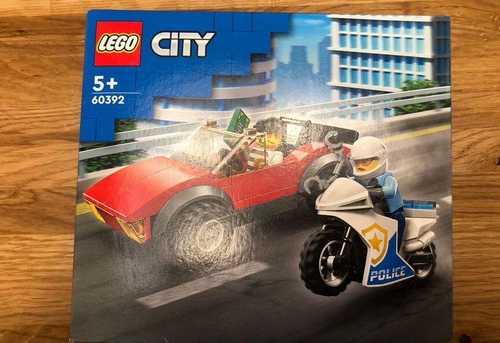 Lego City 60392 полицейская погоня новые