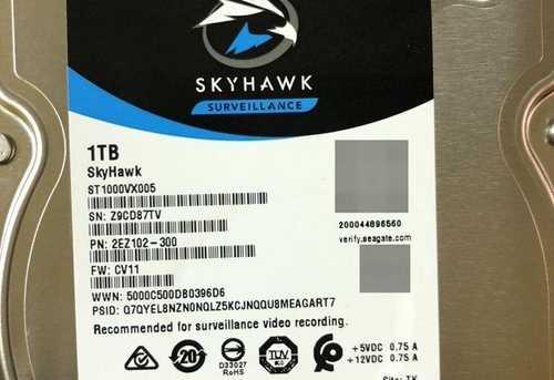 Новый HDD seagate 1tb skyhawk