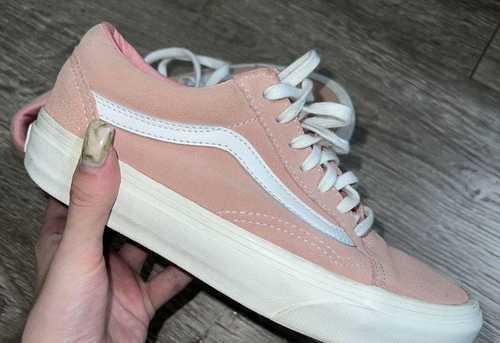 Кеды Vans Old Skool Pink Suede & Canvas