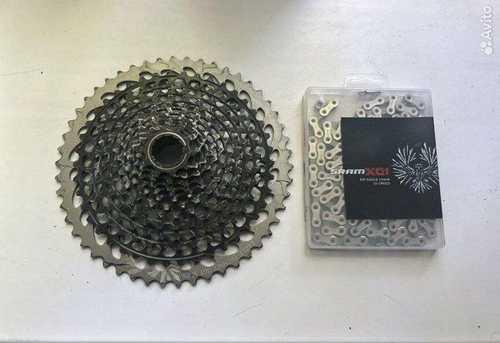 Кассета sram x01 1295 и цепь x01