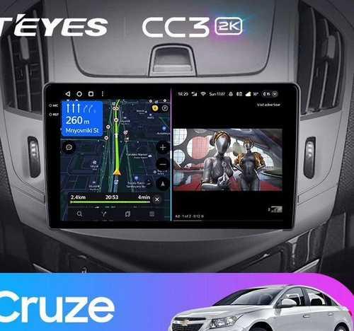 Магнитола для Cruze 2012-2015 Teyes CC3 2k 6/128