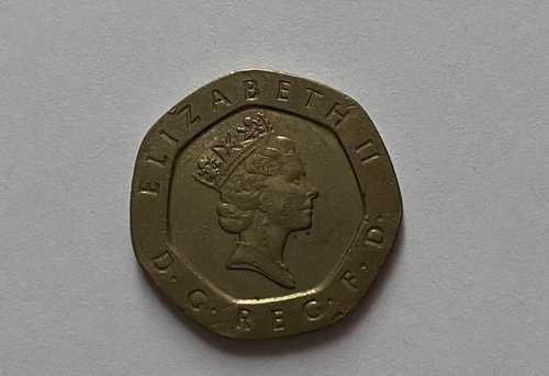 Великобритания - Twenty Pence, Елизавета II