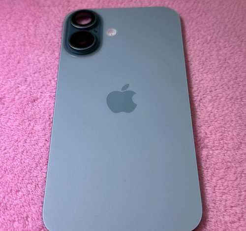 Задняя крышка iPhone 16 Teal оригинал с разбора