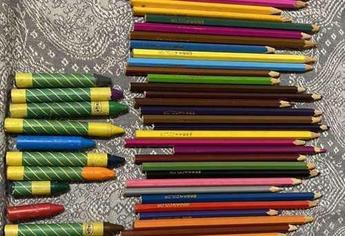 Цветные карандаши пакетом